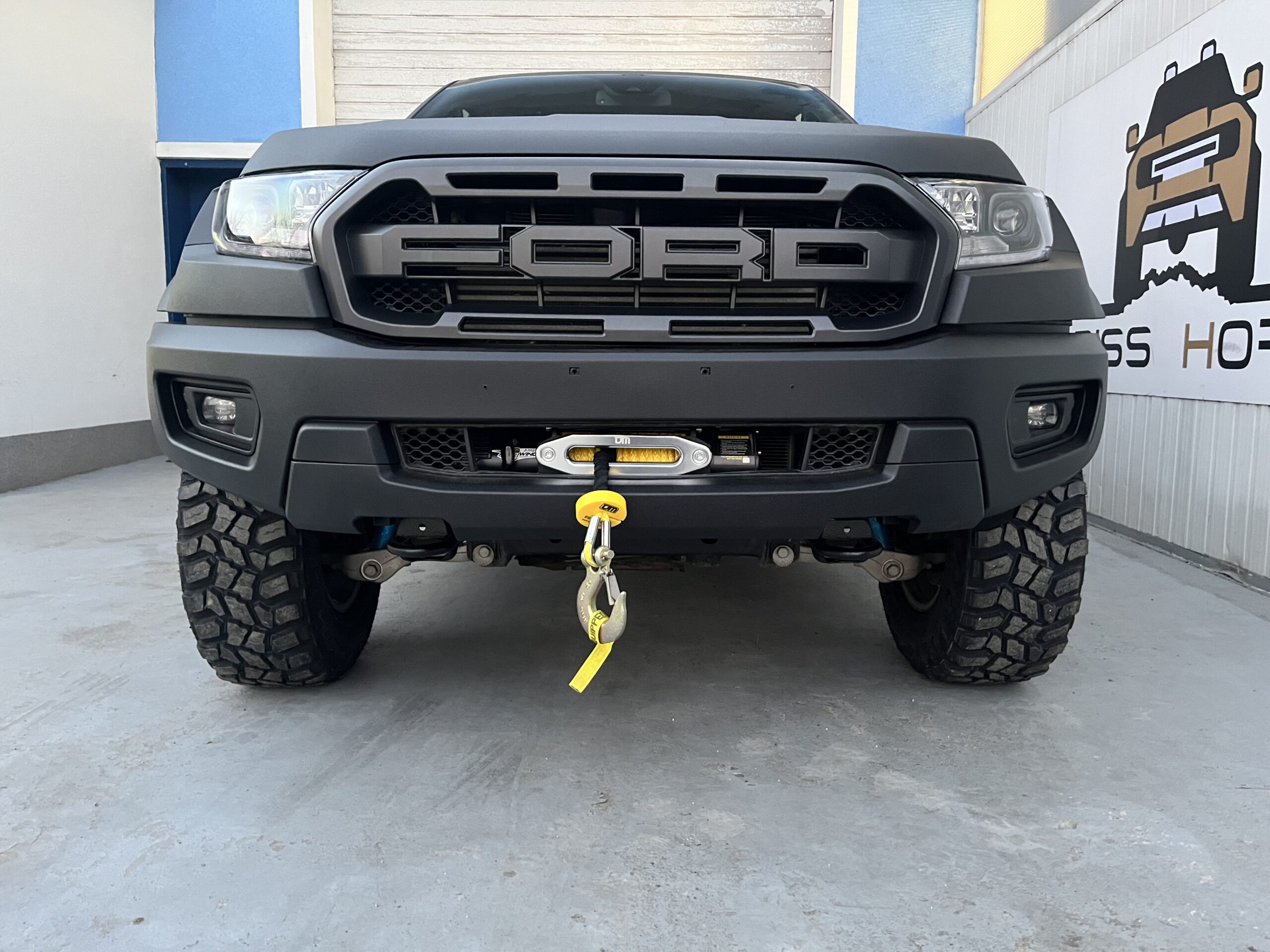 Nosač vitla - Prednji - Ford Ranger Raptor (2019-2023) - Shopaj24